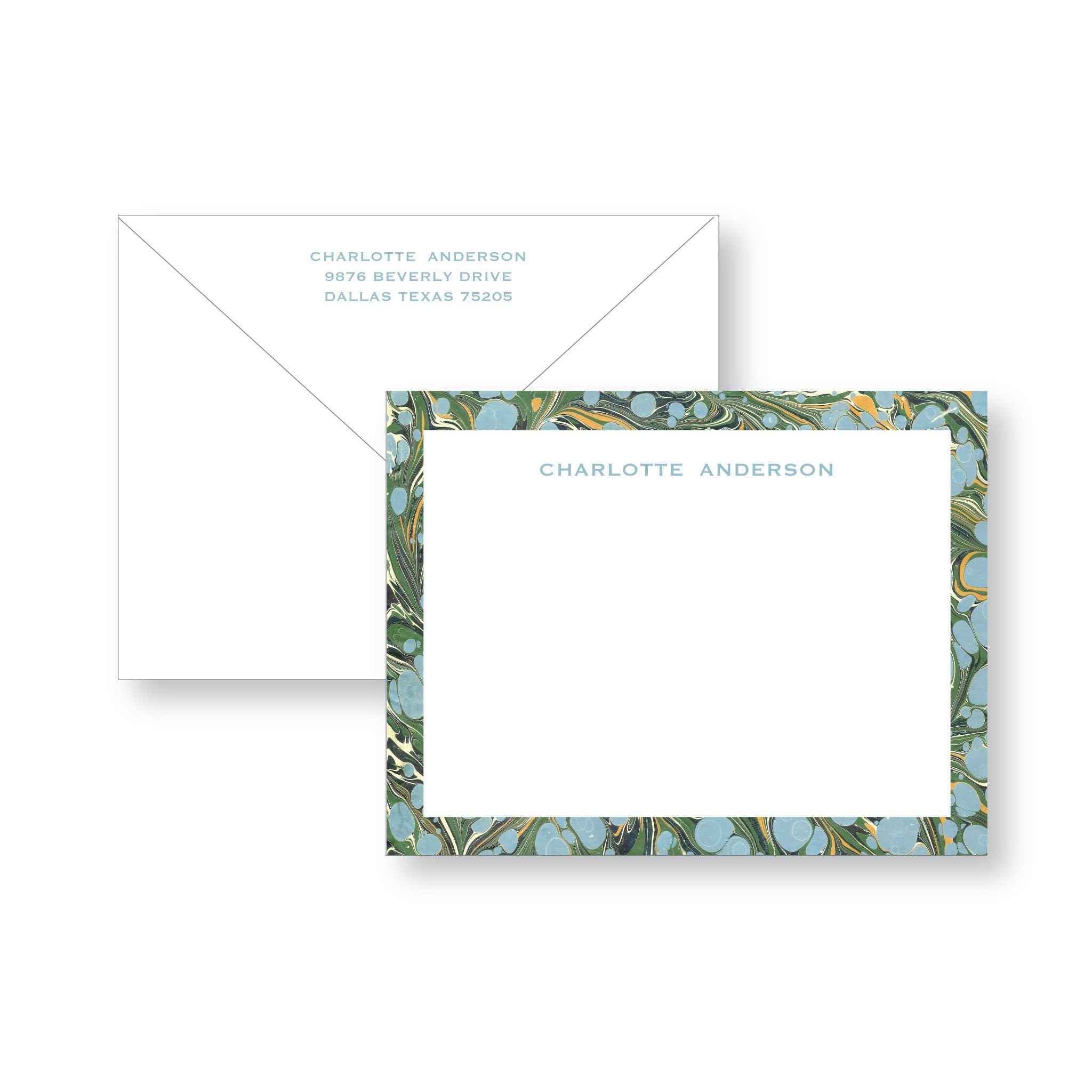 Marble Note Card – Sarah Chance Design