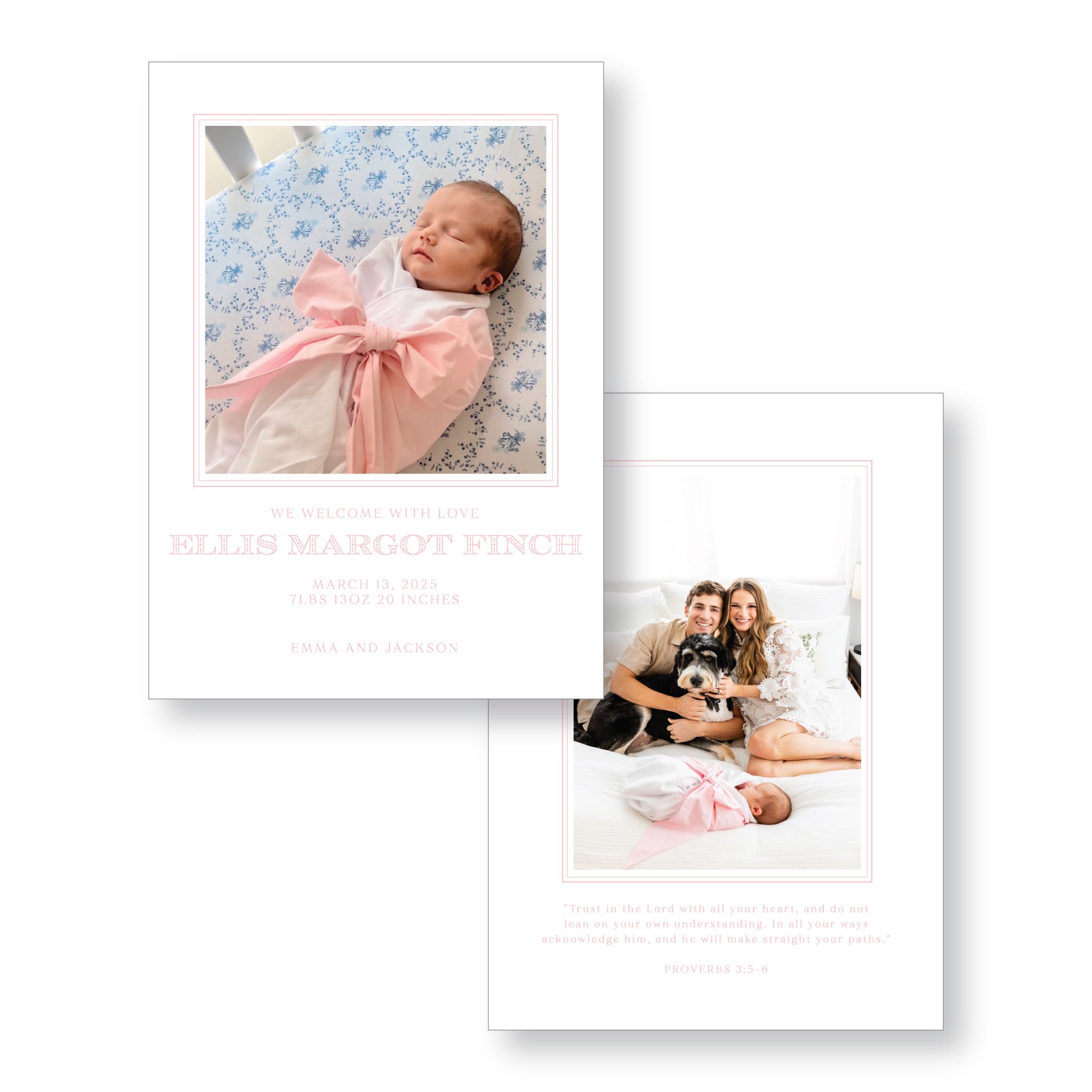 Deco Birth Announcement – Sarah Chance Design